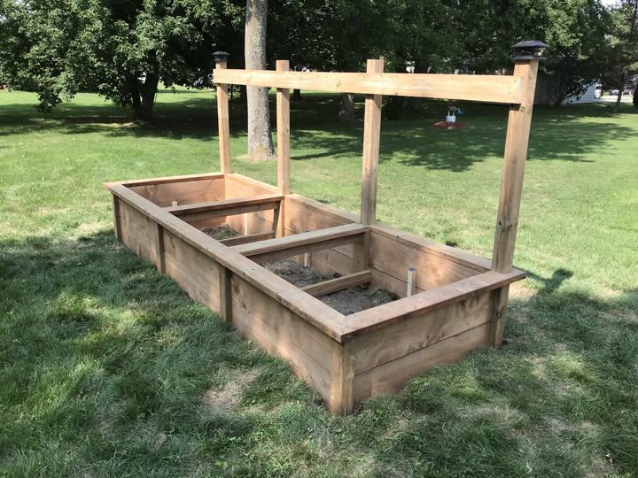 Planter Box – Ground Mount - AikenKraft | Wood Creations